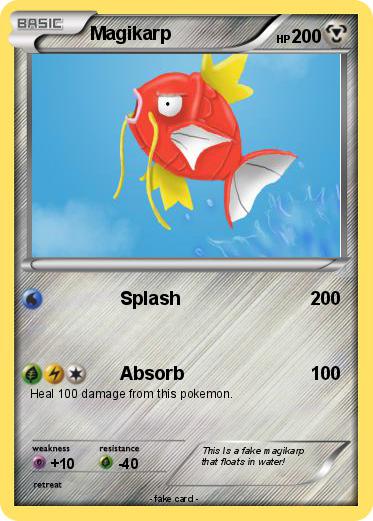 Pokémon Magikarp 1527 1527 - Splash - My Pokemon Card
