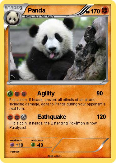 Pokémon Panda 802 802 - Agility - My Pokemon Card