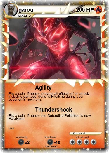 Pokémon garou 59 59 - Agility - My Pokemon Card