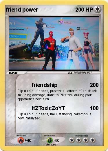 Pokémon friend power 2 2 - friendship - My Pokemon Card