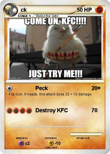 Pokémon 1 56582 56582 - Peck - My Pokemon Card