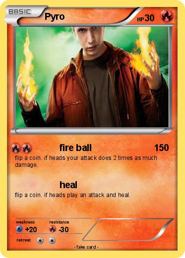 Pokémon Pyro 271 271 - fire ball - My Pokemon Card