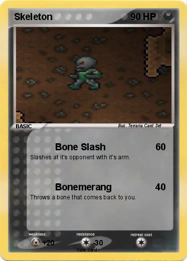 Pokémon Skeleton 445 445 - Bone Slash - My Pokemon Card