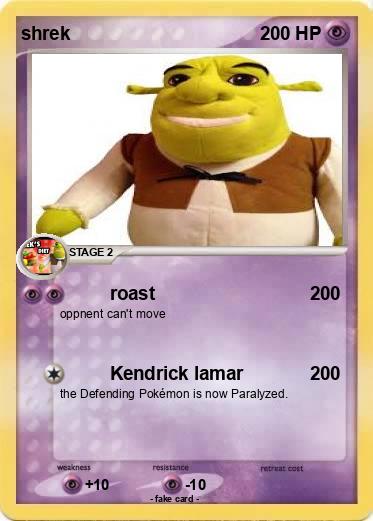 Pokémon shrek 2764 2764 - roast - My Pokemon Card