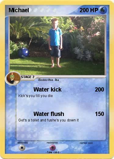 Pokémon Michael 2712 2712 - Water kick - My Pokemon Card
