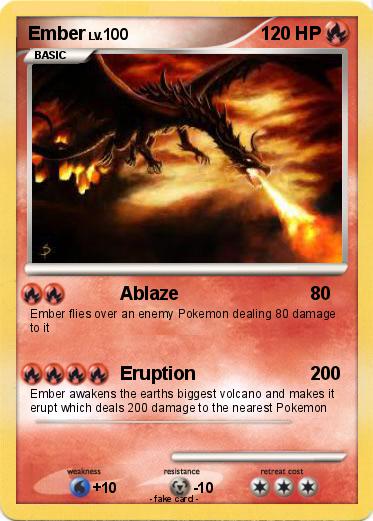 Pokémon Ember 35 35 - Ablaze - My Pokemon Card