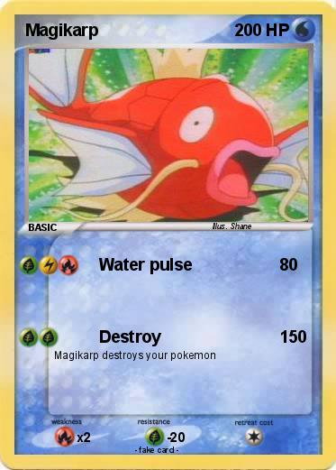 Pokémon Magikarp 1095 1095 - Water pulse - My Pokemon Card