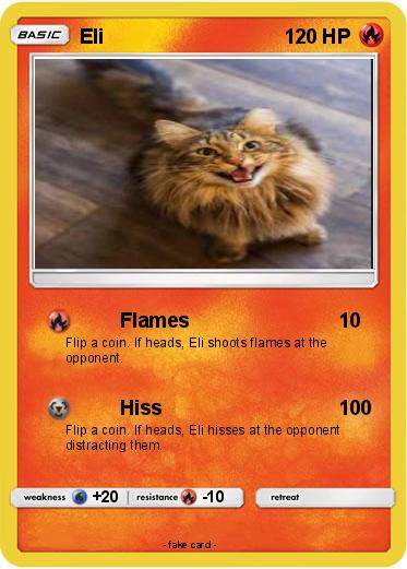 Pokémon Eli 440 440 - Flames - My Pokemon Card
