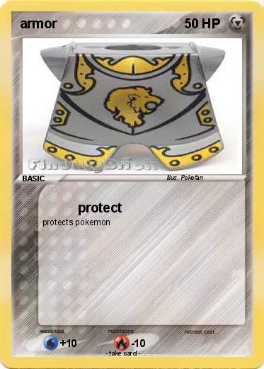 Pokémon armor 118 118 - protect - My Pokemon Card