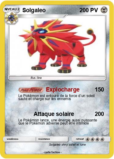 Pokémon Solgaleo 969 969 - Explocharge - Ma carte Pokémon