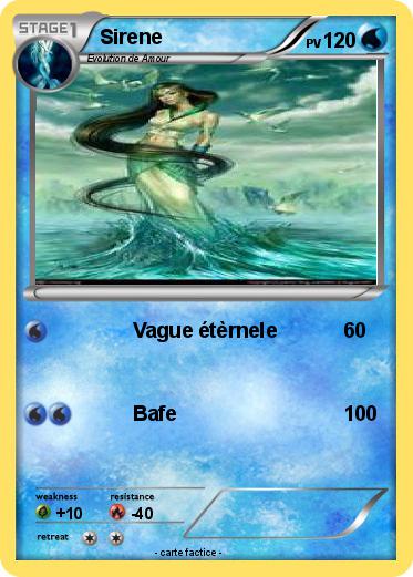 Pokémon Sirene 51 51 - Vague étèrnele - Ma carte Pokémon