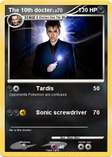 Pokémon The 10th docter - Tardis - My Pokemon Card