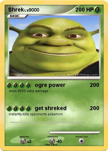 Pokémon Shrek 906 906 - ogre power - My Pokemon Card