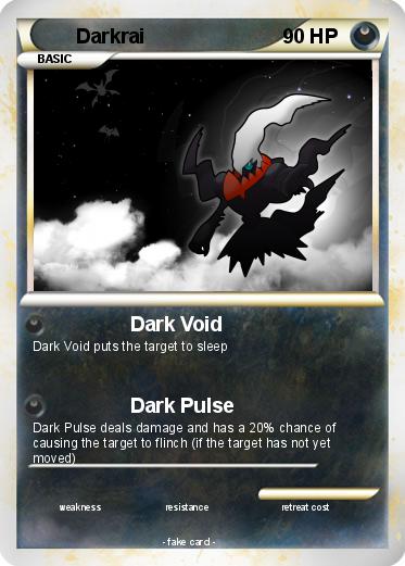 Pokémon Darkrai 4166 4166 - Dark Void - My Pokemon Card