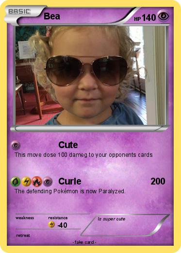 Pokémon Bea 25 25 - Cute - My Pokemon Card