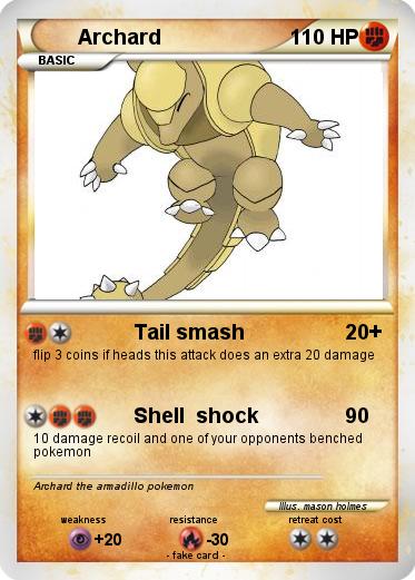 Pokémon Archard - Tail smash - My Pokemon Card