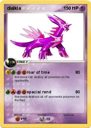 Pokémon dialkia 10 10 - roar of time - My Pokemon Card