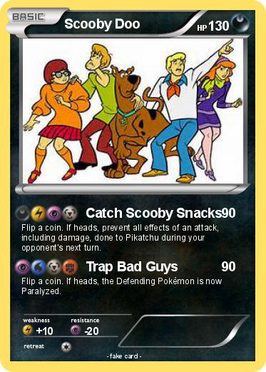 Pokémon Scooby Doo 149 149 - Catch Scooby Snacks - My Pokemon Card