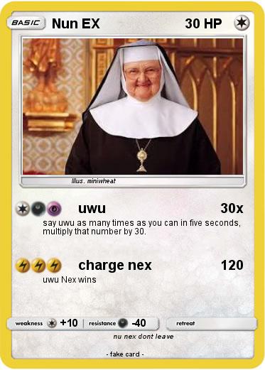 Pokémon Nun EX - uwu - My Pokemon Card