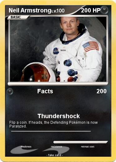 Pokémon Neil Armstrong 31 31 - Facts - My Pokemon Card