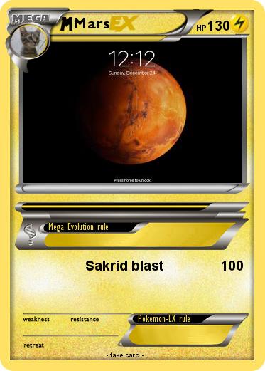 Pokémon Mars 179 179 - Sakrid blast - My Pokemon Card