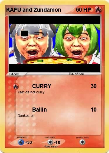 Pokémon KAFU and Zundamon - CURRY - My Pokemon Card