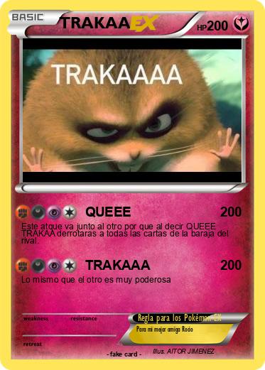Pokémon TRAKAA - QUEEE - Mi carta pokémon