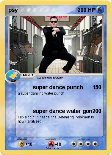 Pokémon psy 1523 1523 - super dance punch - My Pokemon Card