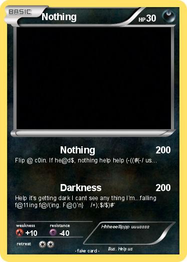 Pokémon Nothing 646 646 - Nothing - My Pokemon Card