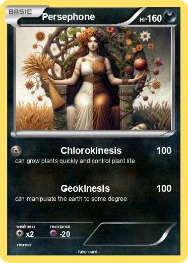 Pokémon Persephone 26 26 - Chlorokinesis - My Pokemon Card