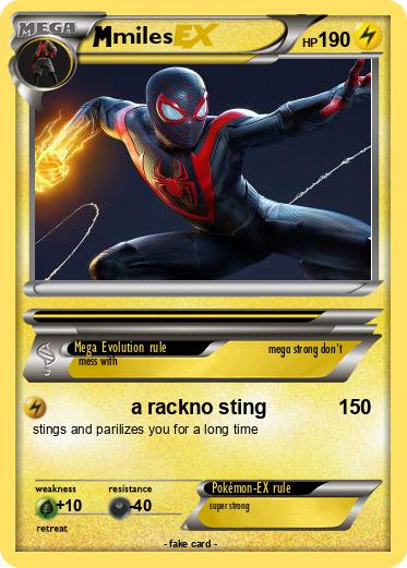 Pokémon miles 427 427 - a rackno sting - My Pokemon Card
