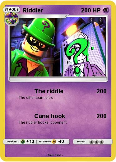 Pokémon Riddler 27 27 - The riddle - My Pokemon Card