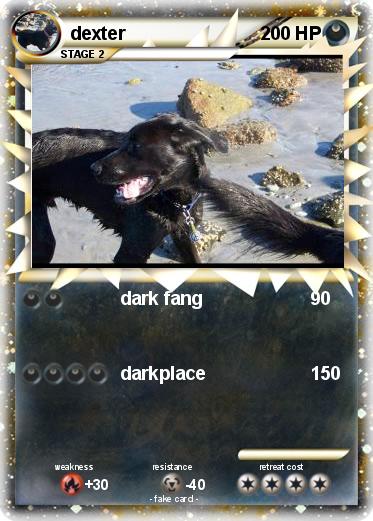 Pokémon dexter 99 99 - dark fang - My Pokemon Card