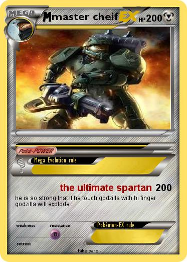 Pokémon master cheif 511 511 - the ultimate spartan - My Pokemon Card