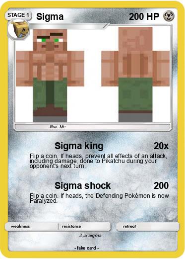 Pokémon Sigma 280 280 - Sigma king - My Pokemon Card