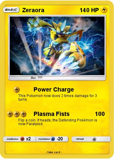 Pok mon Zeraora 130 130 Power Charge My Pokemon Card Pok mon Zeraora 130 130 Power Charge My Pokemon Card