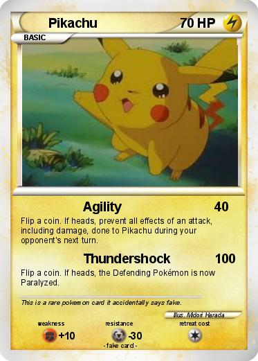 Pokémon Pikachu 13118 13118 - Agility - My Pokemon Card
