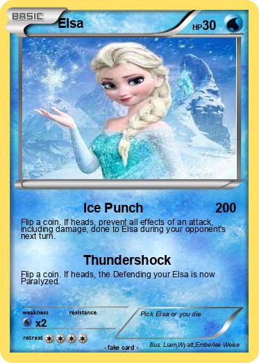 Pokémon Elsa 1012 1012 - Ice Punch - My Pokemon Card