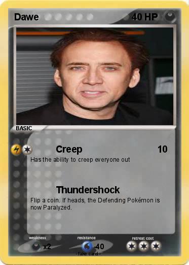 Pokémon Dawe - Creep - My Pokemon Card