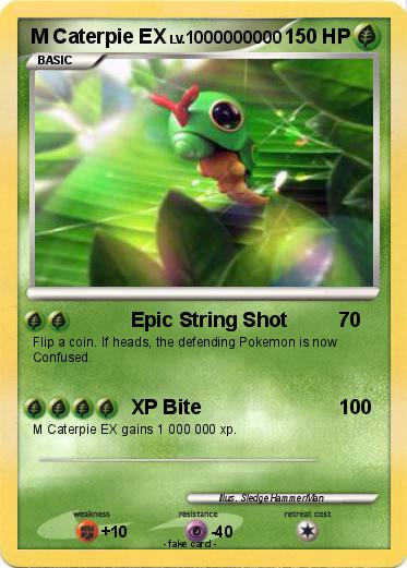 Pokémon M Caterpie EX 1 1 - Epic String Shot - My Pokemon Card