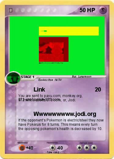 Pokémon No name 735 735 - Link - My Pokemon Card