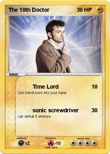 Pokémon The 10th Doctor 64 64 - Time Lord - My Pokemon Card