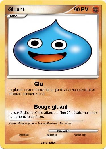 Pokémon Gluant 41 41 - Glu - Ma carte Pokémon