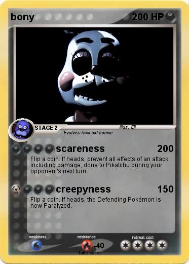 Pokémon bony 27 27 - scareness - My Pokemon Card
