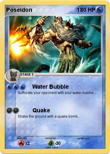 Pokémon Poseidon 906 906 - Water Bubble - My Pokemon Card