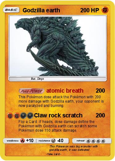 Pokémon Godzilla earth 13 13 - atomic breath - My Pokemon Card