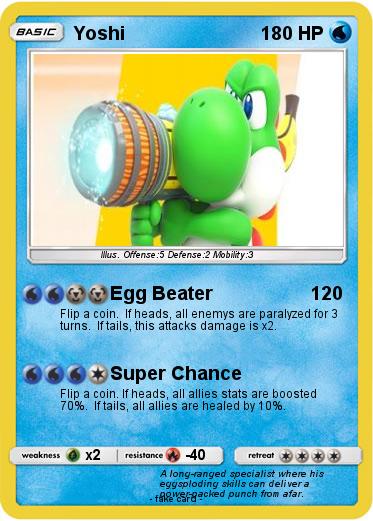 Pokémon Yoshi 3941 3941 - Egg Beater - My Pokemon Card