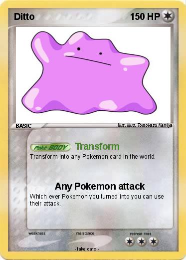Pokémon Ditto 531 531 - Transform - My Pokemon Card