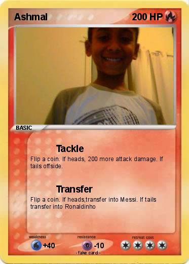 Pokémon Ashmal - Tackle - My Pokemon Card