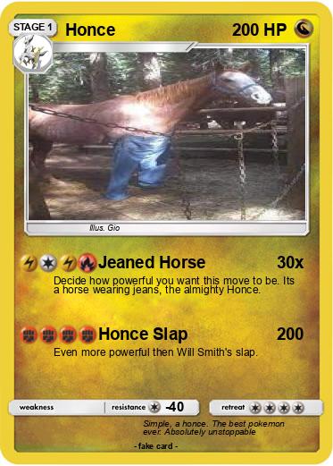 Pokémon Honce - Jeaned Horse - My Pokemon Card